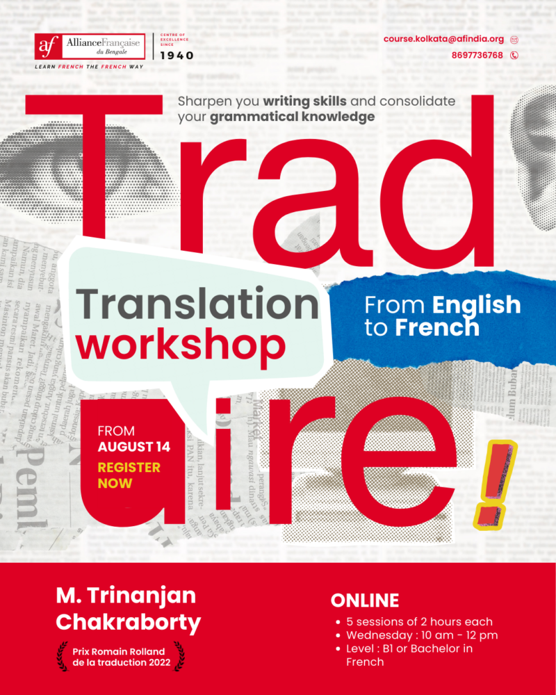 Translation Workshops – Alliance française du Bengale